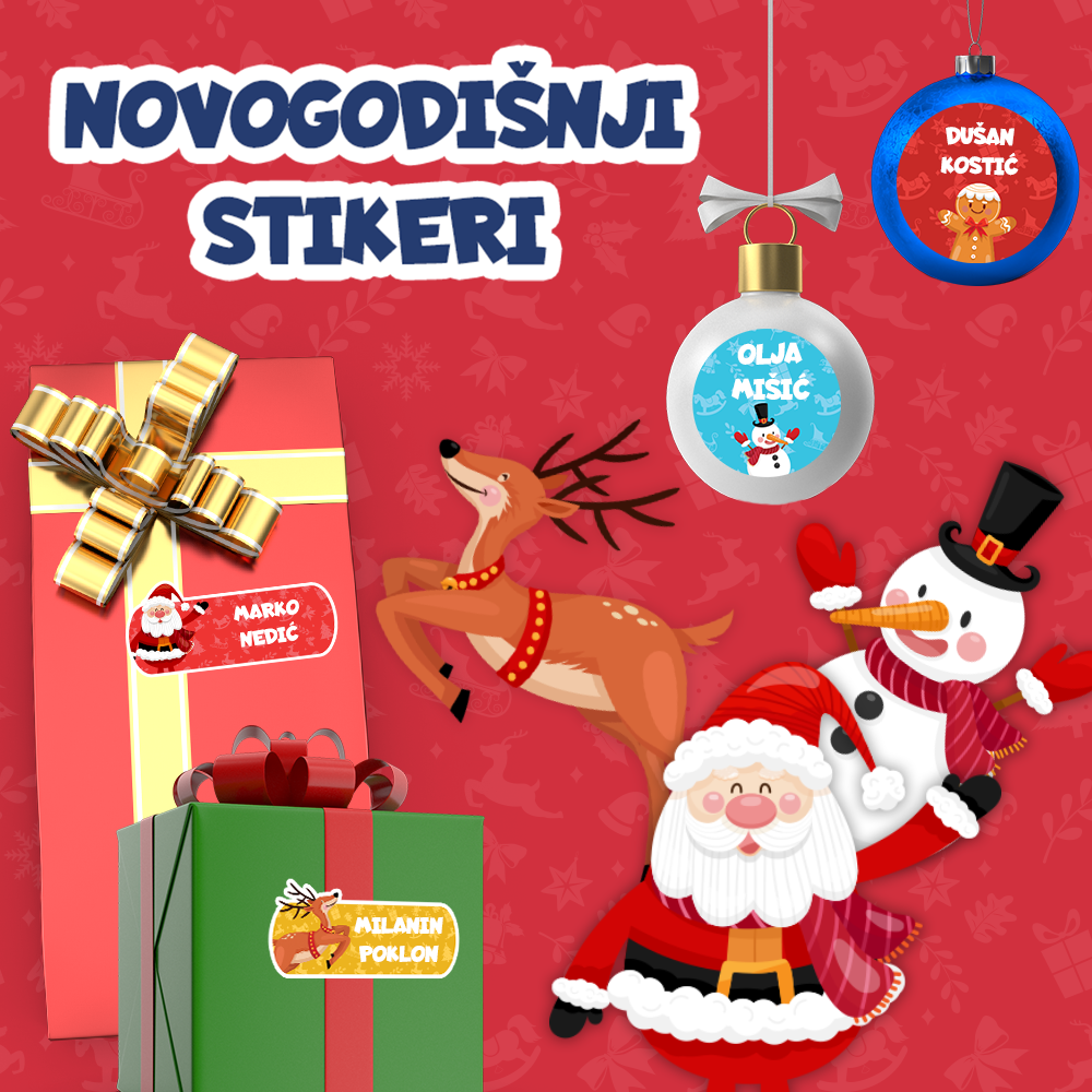 Novogodišnji stikeri